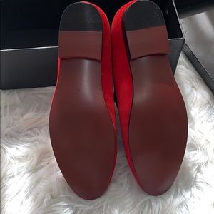 Shoes | Men Red New Velvet Shoes | Poshmark